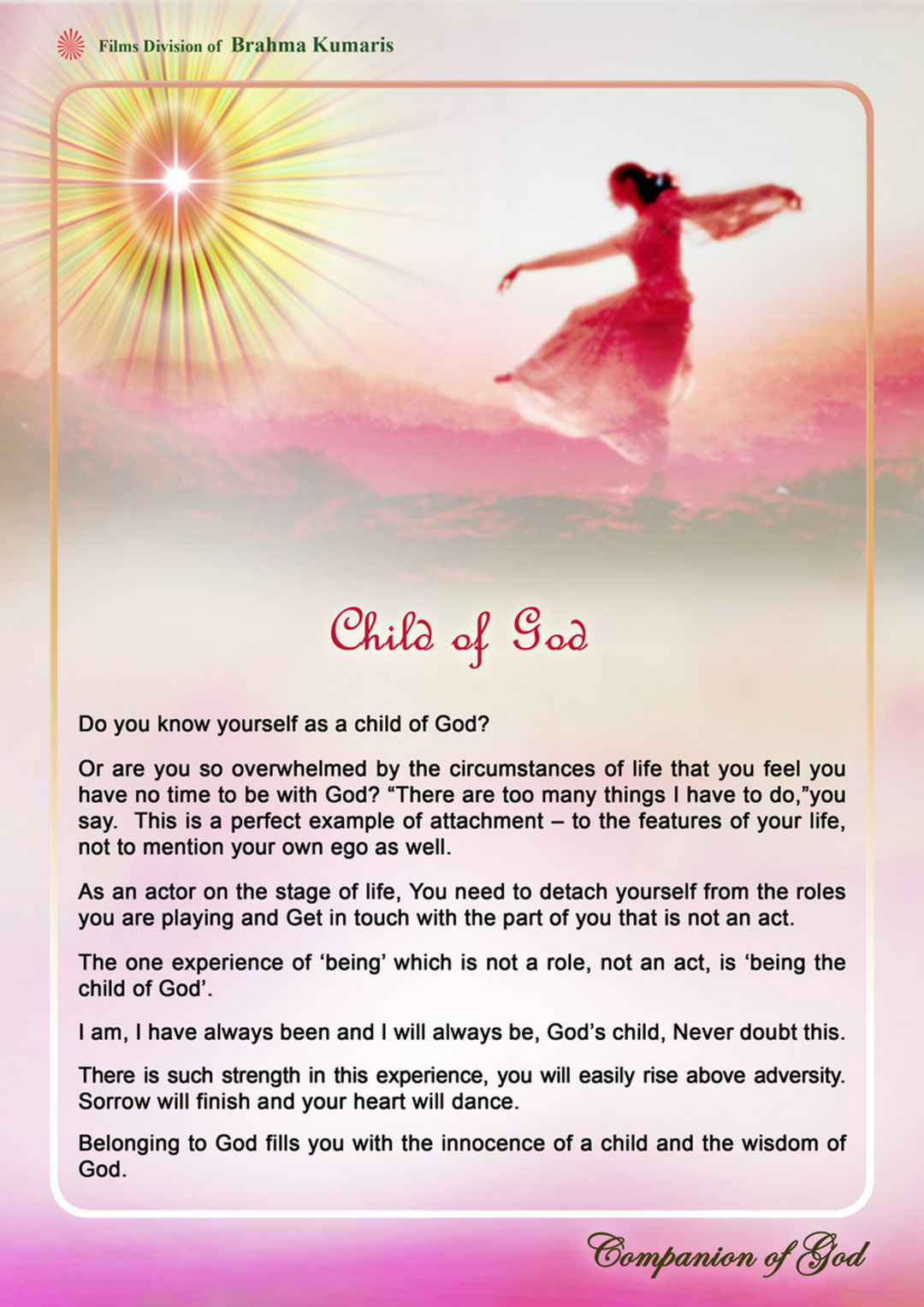 Companion Of GOD » Brahma Kumaris | Official